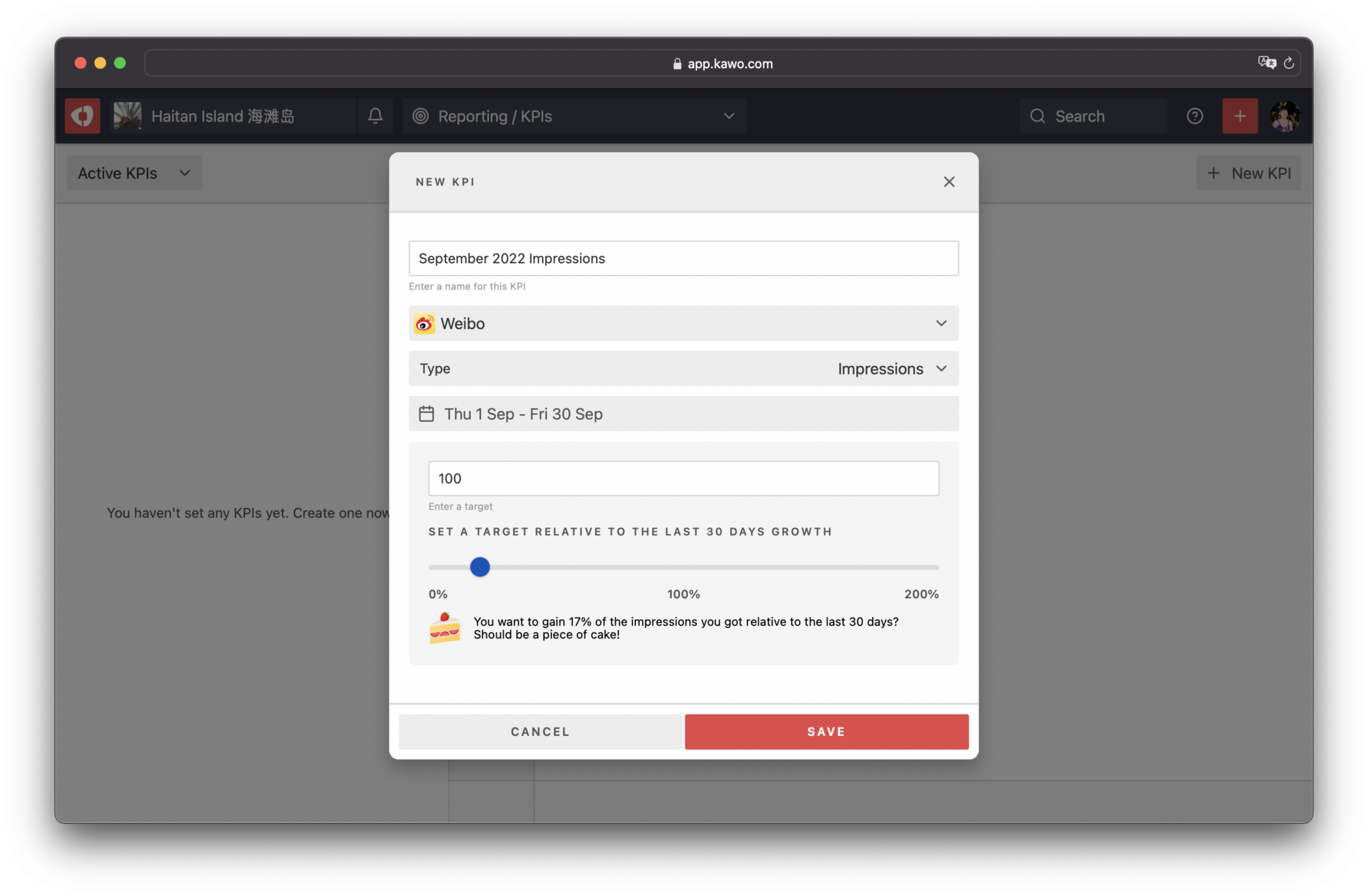 Setting KPIs in KAWO | KAWO 科握