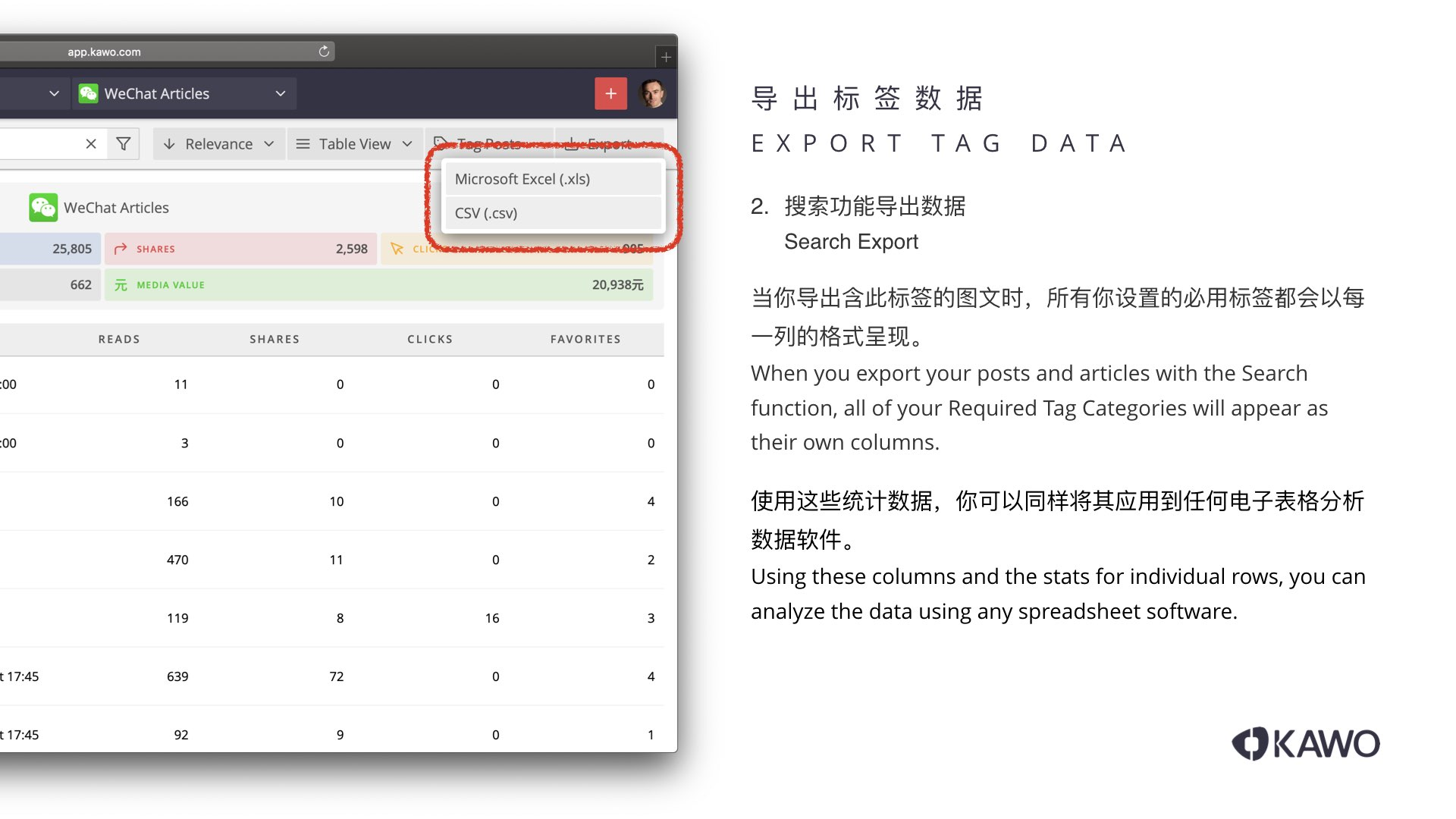 Analyzing Tags | KAWO 科握