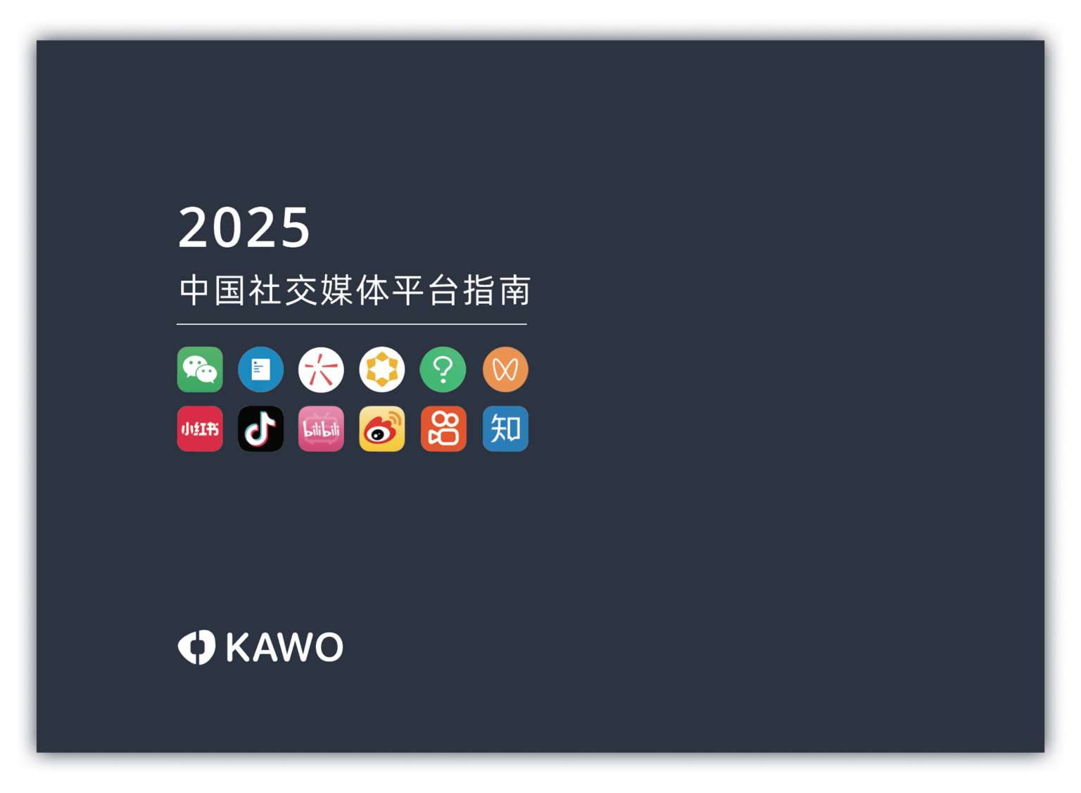 2025中国社交媒体平台指南 | KAWO 科握
